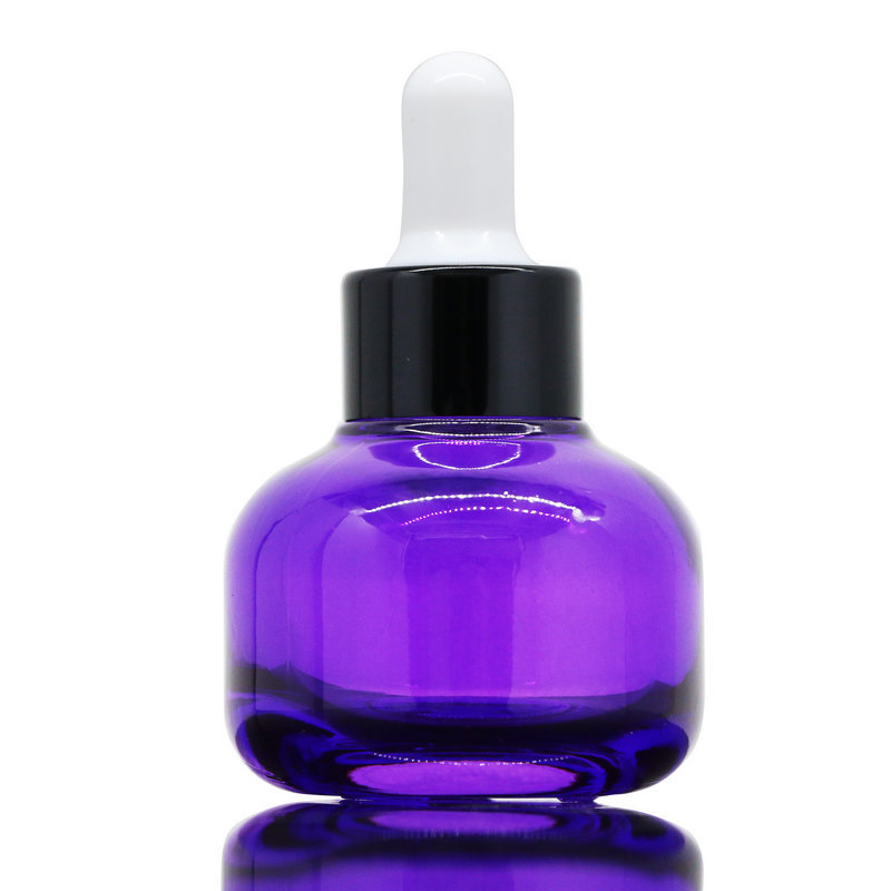 30 Purple Bottle with Dropper,Essential Oil Bottle
